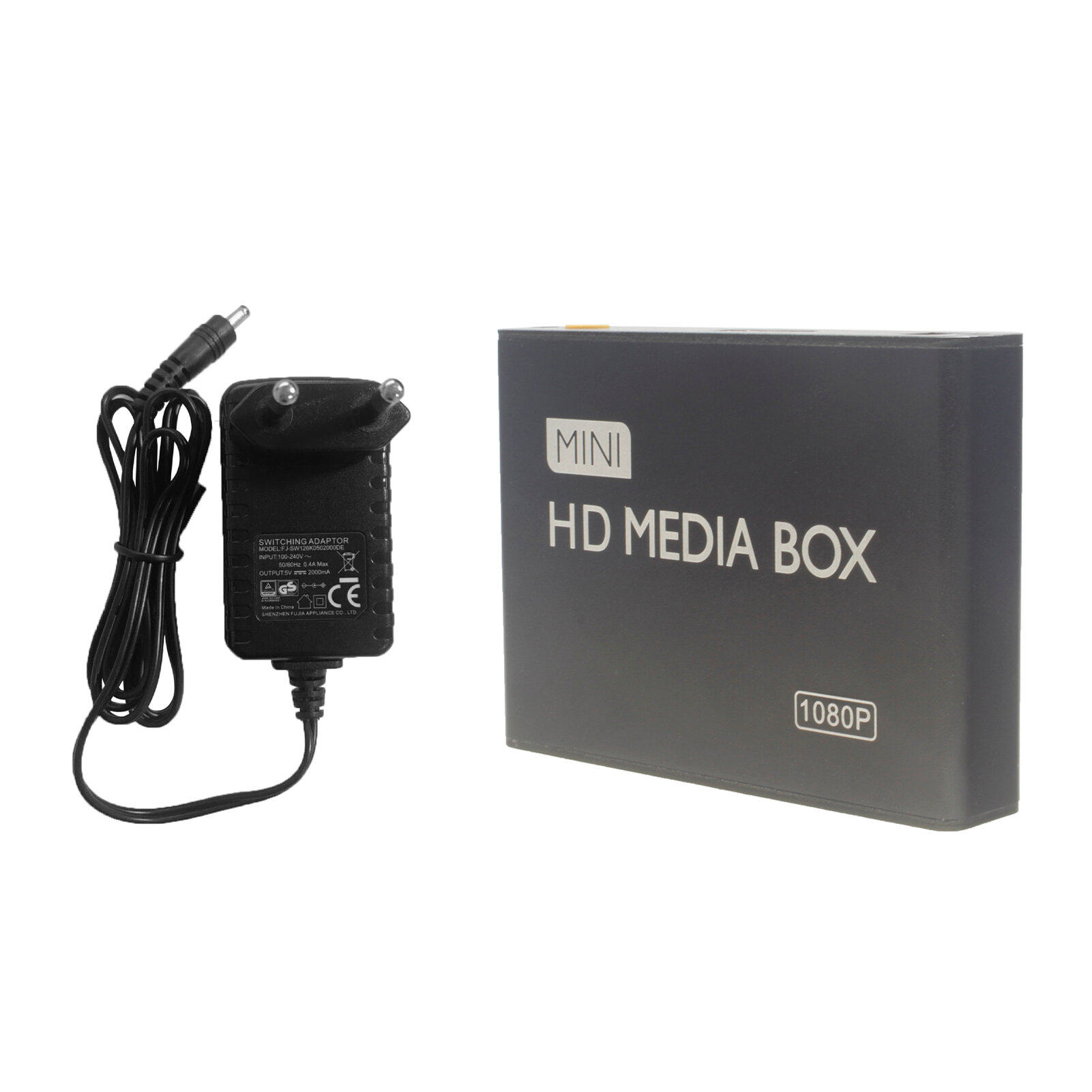 Portable Mini Full 1080p HD Media Player MPEG MKV H.264 с H-D-M-I AV USB 2.0 Host SD Card Reader Slot IR Remote Control для HDTV, черный цвет, вес 68 г, размер 8.0 x 5.7 x 1.5 см, поддерживает форматы видео MKV AVI MP4 MOV FLV RM RMVB MPG M2TS TS TP PMP