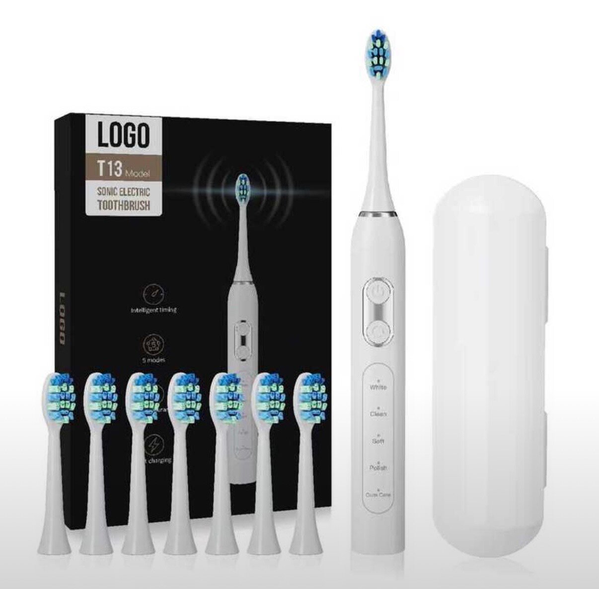 Электрическая зубная щетка INNOFAMILY T13 Sonic Electric Toothbrush, белая