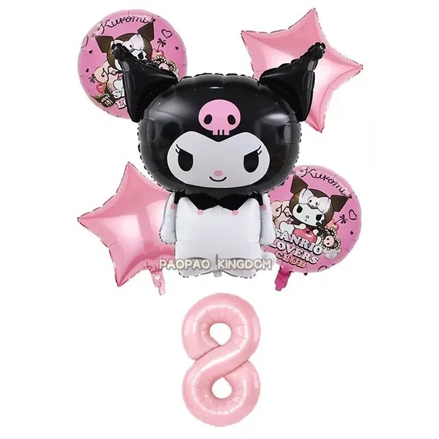 Набор для создания арки из фольгированных воздушных шаров «Коричневая собачка», включает латексные шары и шарики с цифрами, украшение для дня рождения или детского праздника в стиле «Коричневая собачка», подарочная игрушка.