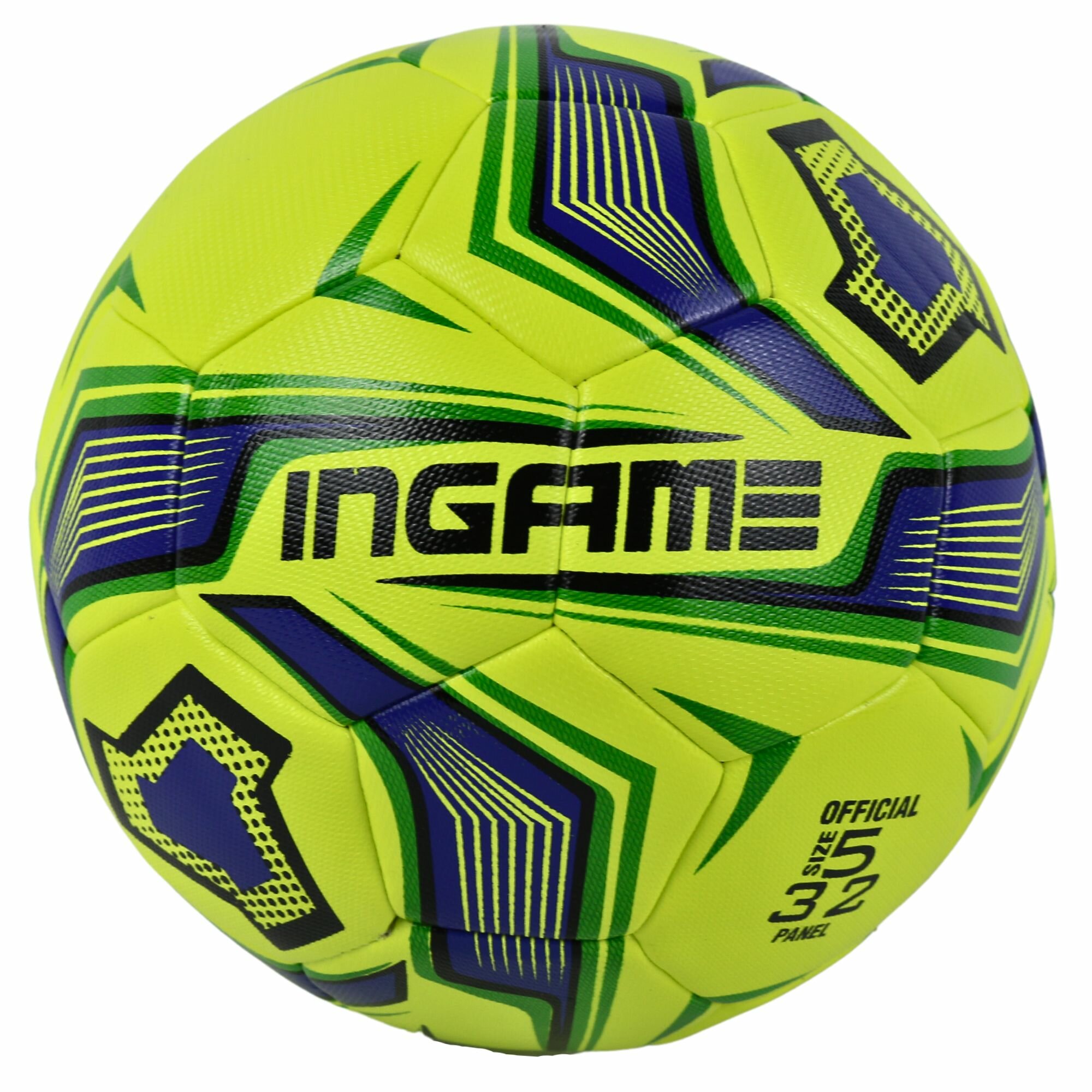 Мяч футбольный INGAME PORTE hybrid technology, №5 желто-синий IFB-226