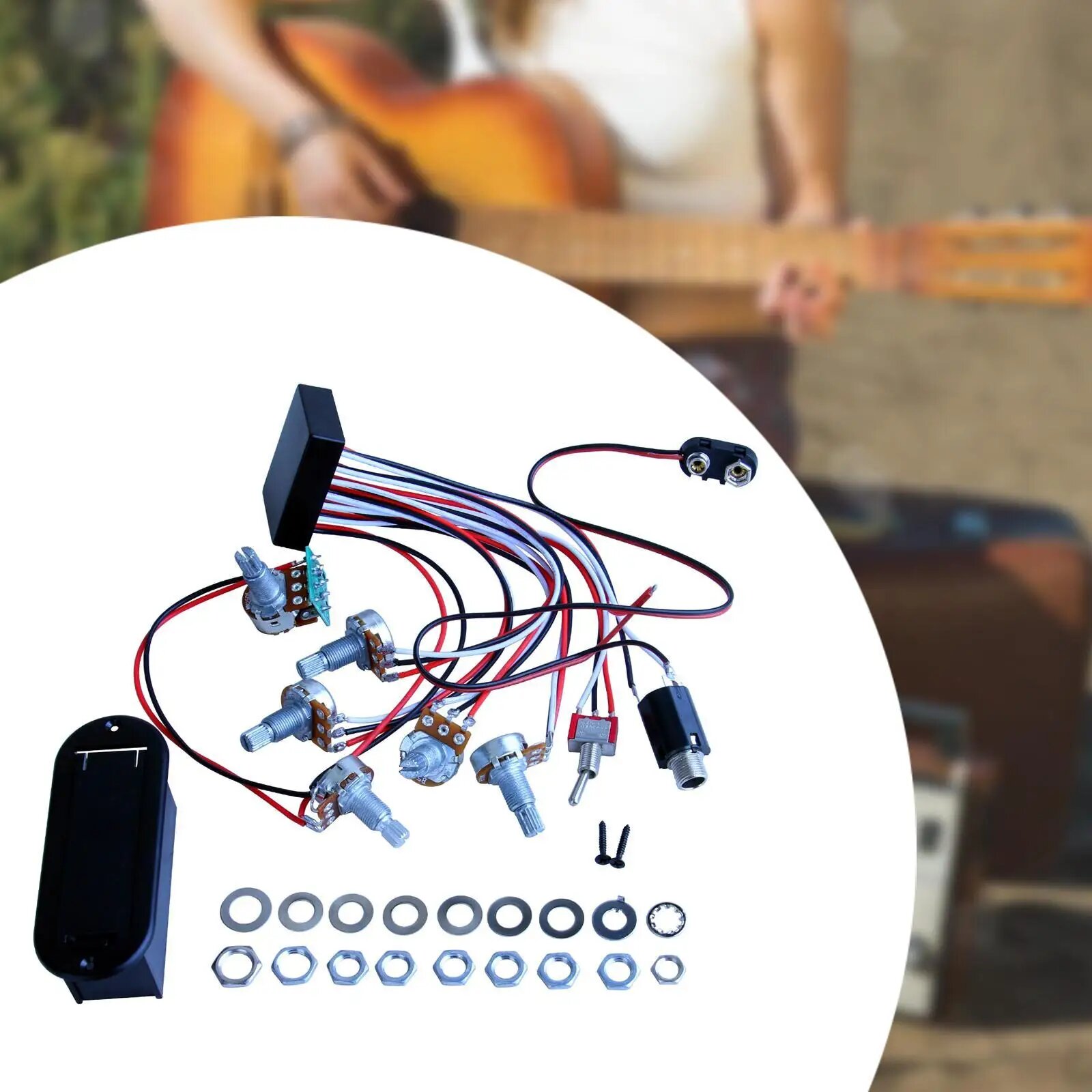 Схема предусилителя для бас-гитары