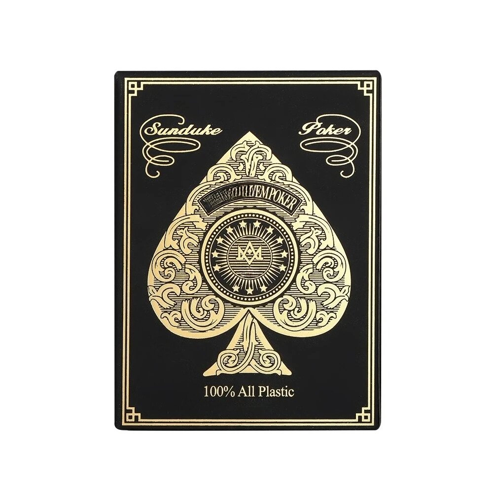 Игральные карты премиум класса с золотыми или серебряными краями Gold