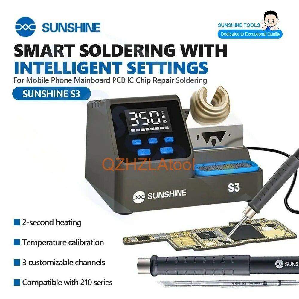 SUNSHINE Паяльная станция, Керамический нагреватель, 1 предметов
