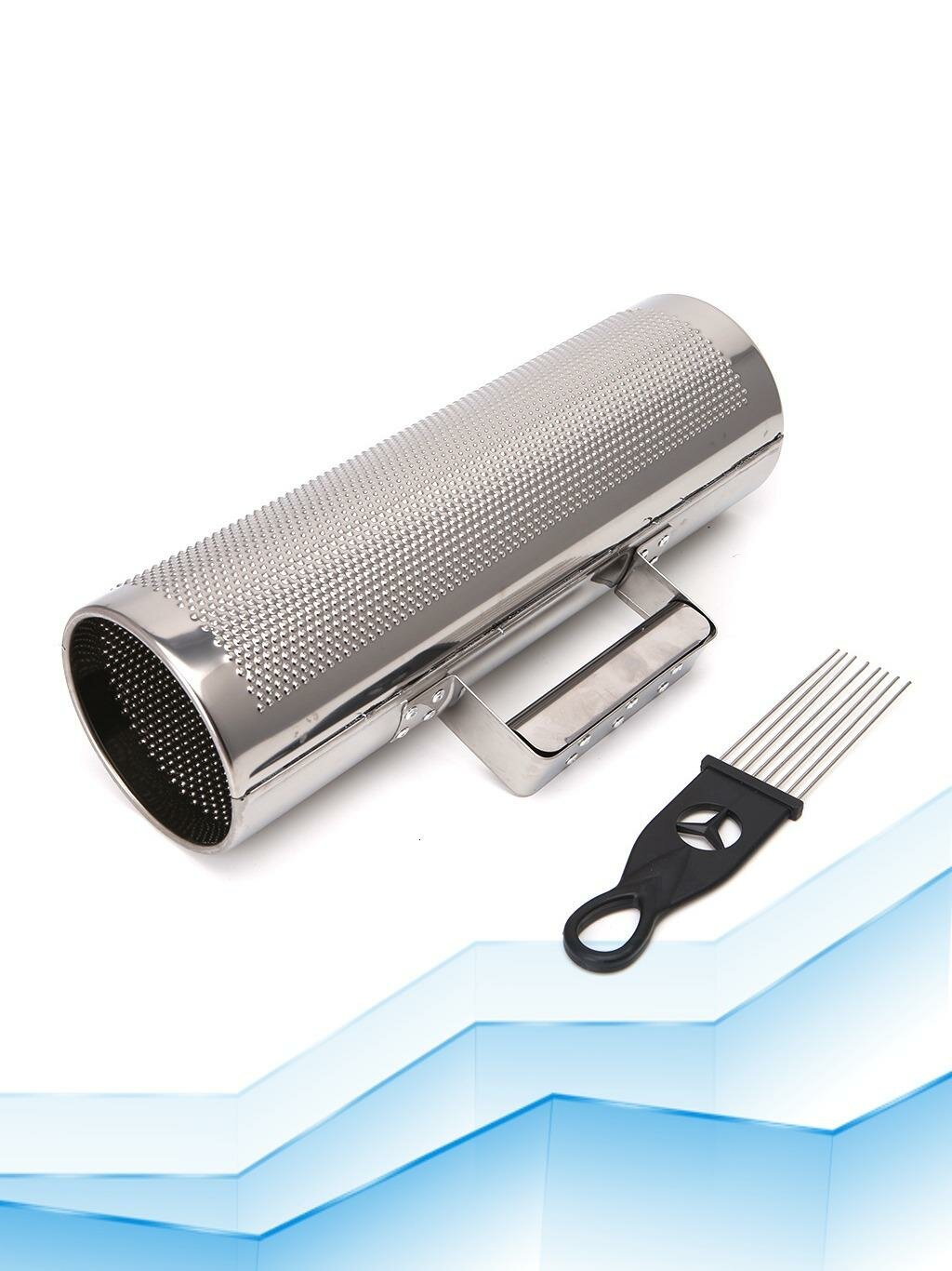 Гуиро из нержавеющей стали, Серебро