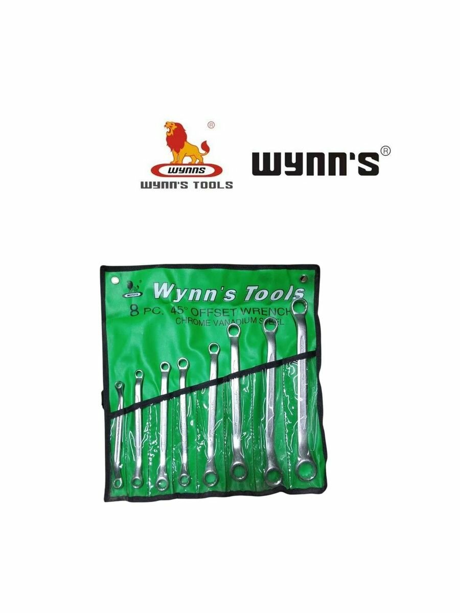 Набор накидных ключей 8шт (8-24) W0140A (8pc-А)/Wynns Tools