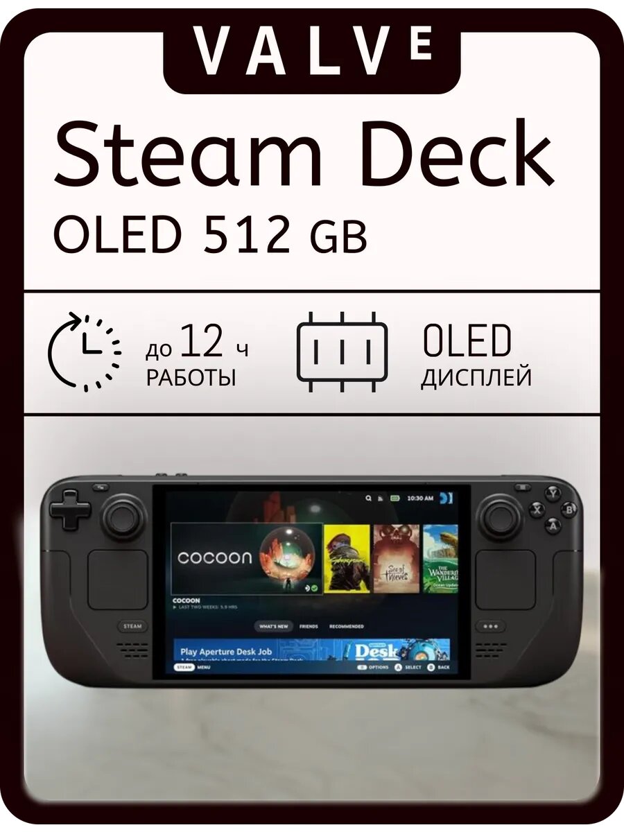 Игровая приставка Steam Deck OLED 512 ГБ SSD