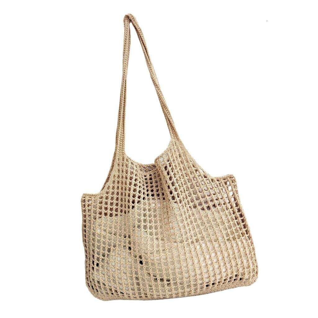 Бохемская вязаная сумка через плечо, Цвет Хаки