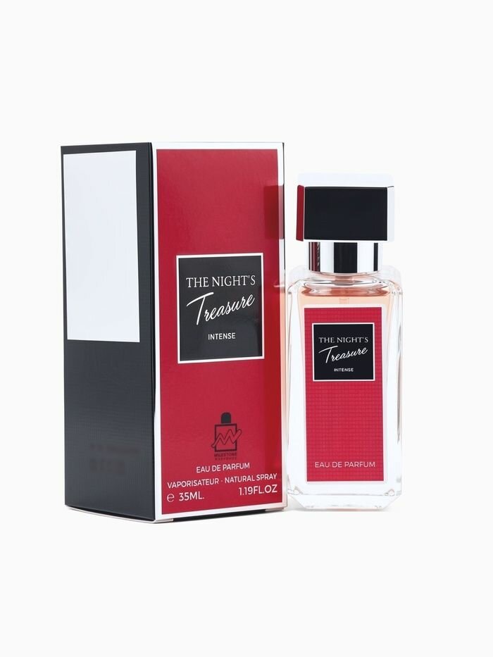 Парфюмерная вода Milestone The Night's Treasure Intense, женская, объем 35 мл, по мотивам Lancome Nuit Tresor Intense