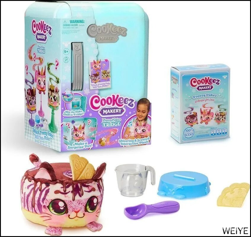 Эксклюзивный комплект COOKEEZ MAKERY Freezy Cakez для креативного изготовления плюшевой игрушки