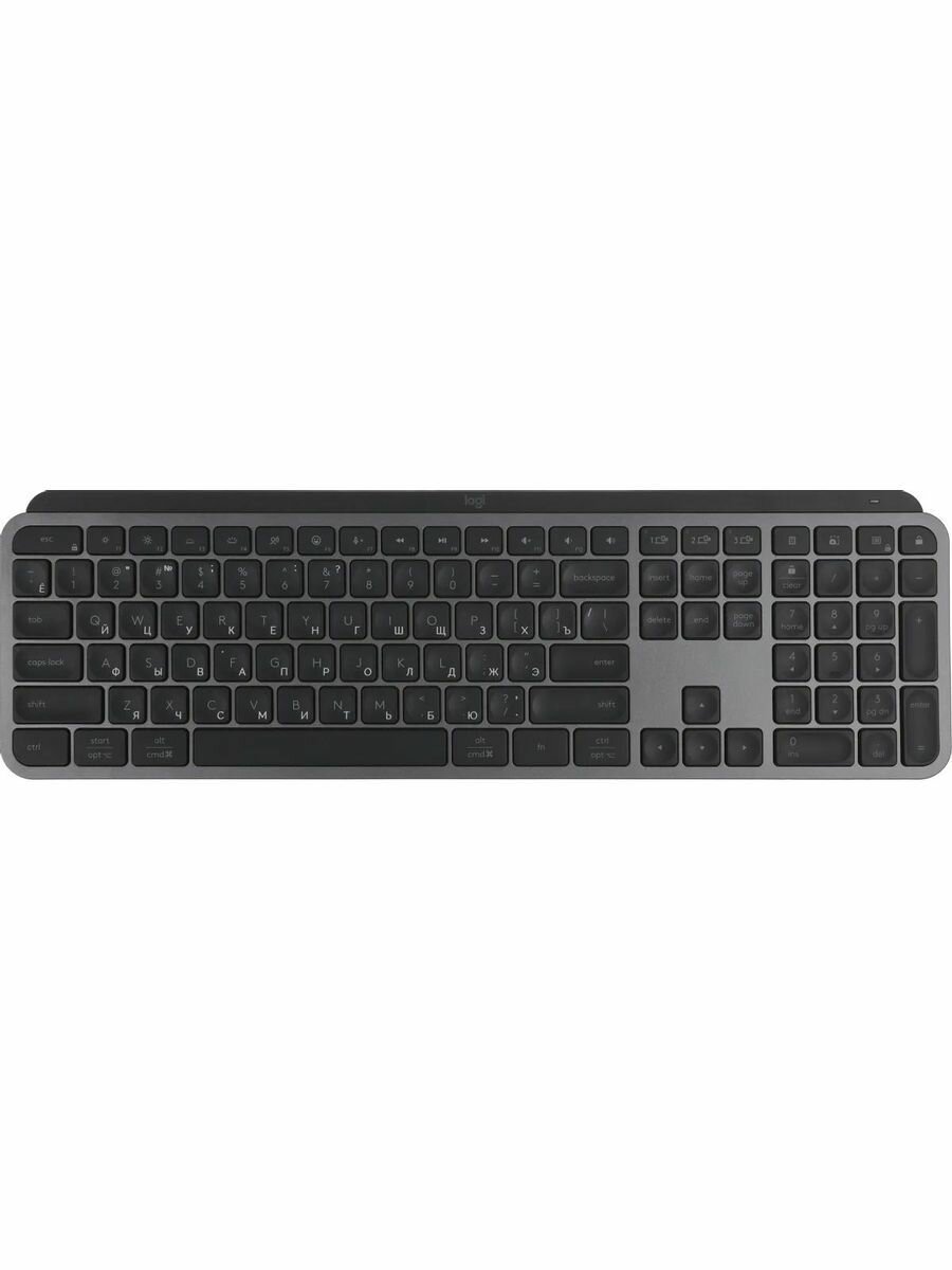 Logitech MX Keys S Advanced Wireless Illuminated Keyboard Беспроводная мембранная клавиатура, английская раскладка, графит