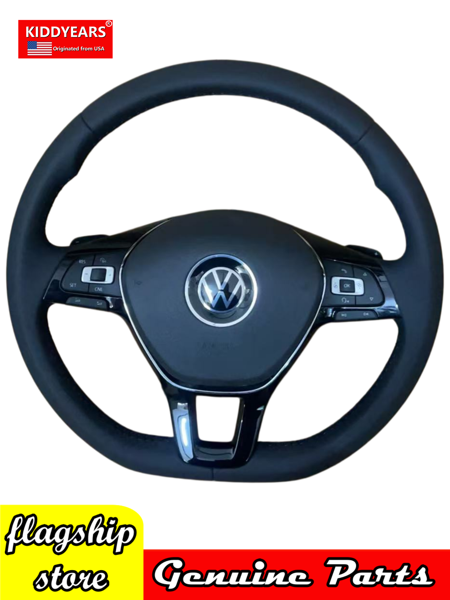 Для многофункционального руля VW с лепестками в сборе, включая подушку безопасности