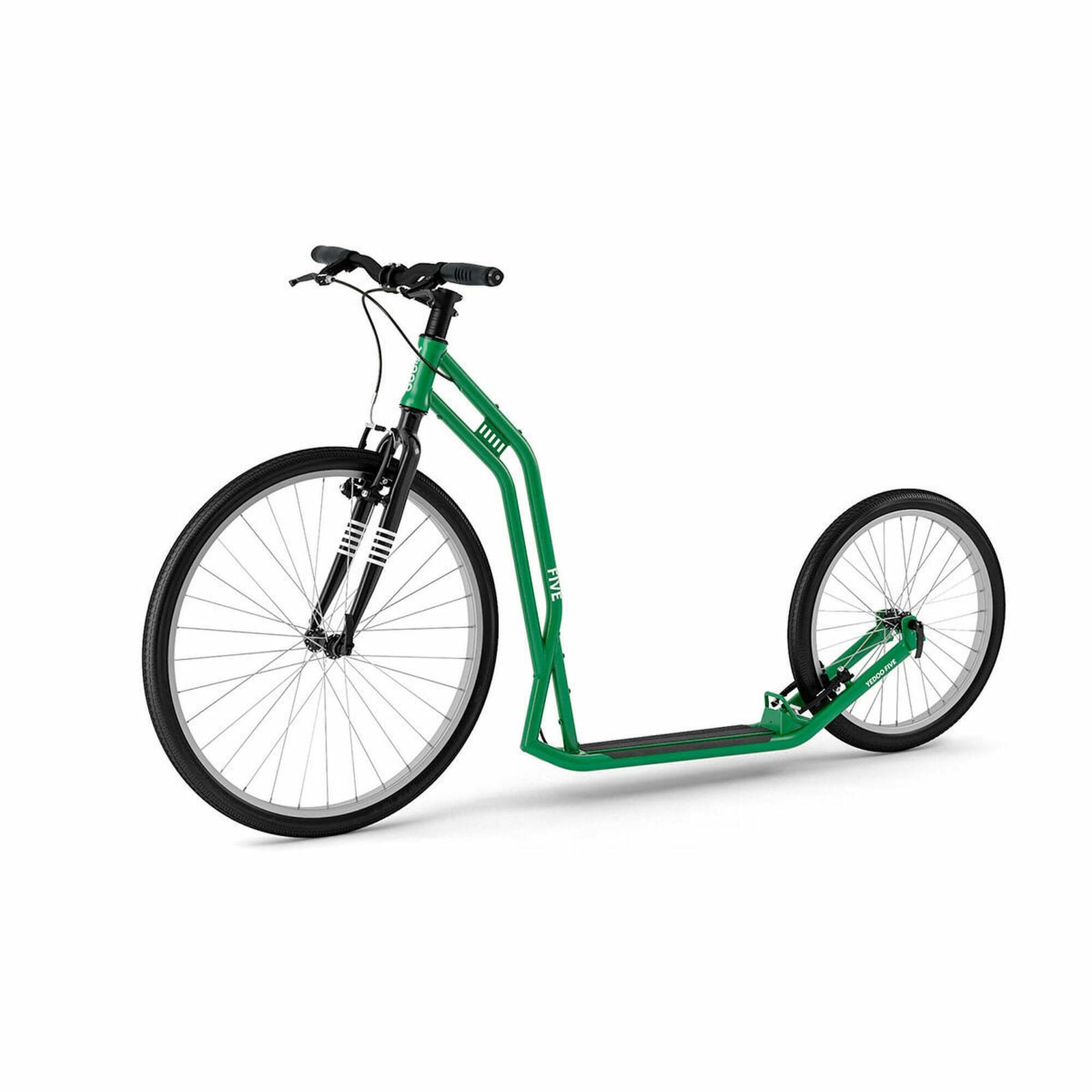 DECATHLON самокат Yedoo Five, зеленый, колеса 26/20