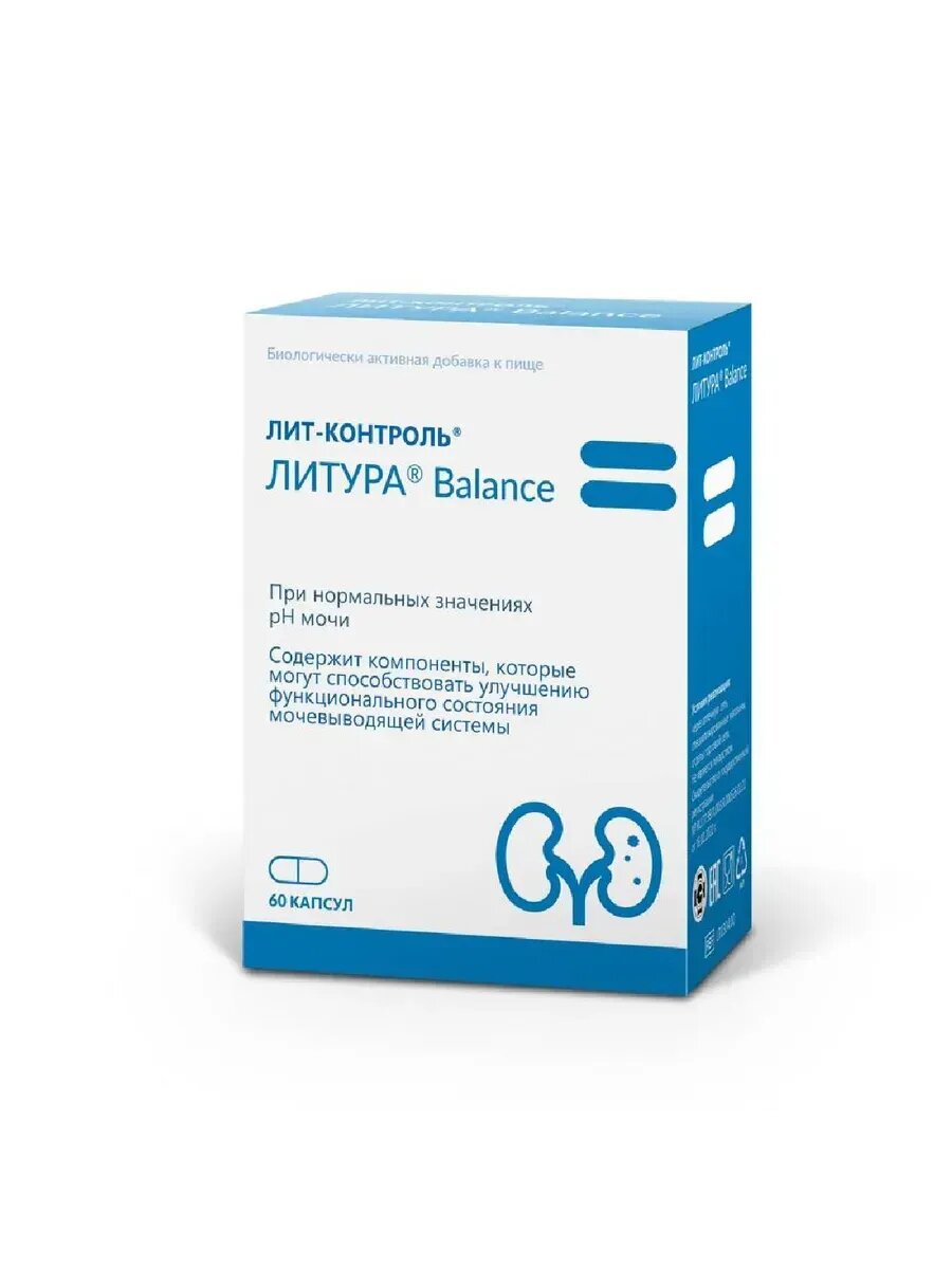 Лит-контроль литура balance капсулы 60 шт. 692 мг -1 уп.