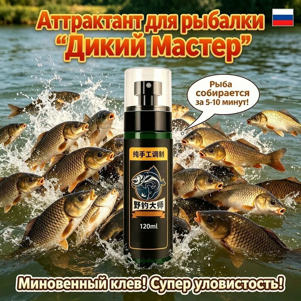 Ароматизатор для рыбалки, 120 мл