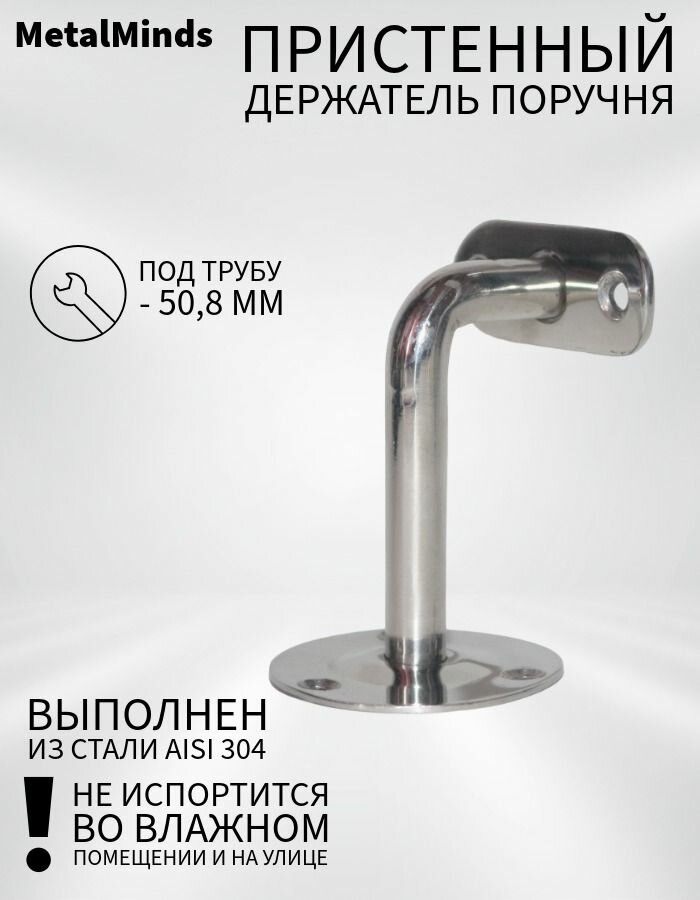 Пристенный держатель поручня