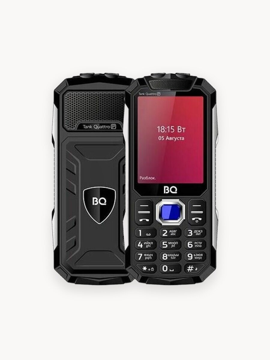 Мобильный телефон 2817 Tank Quattro Power Black
