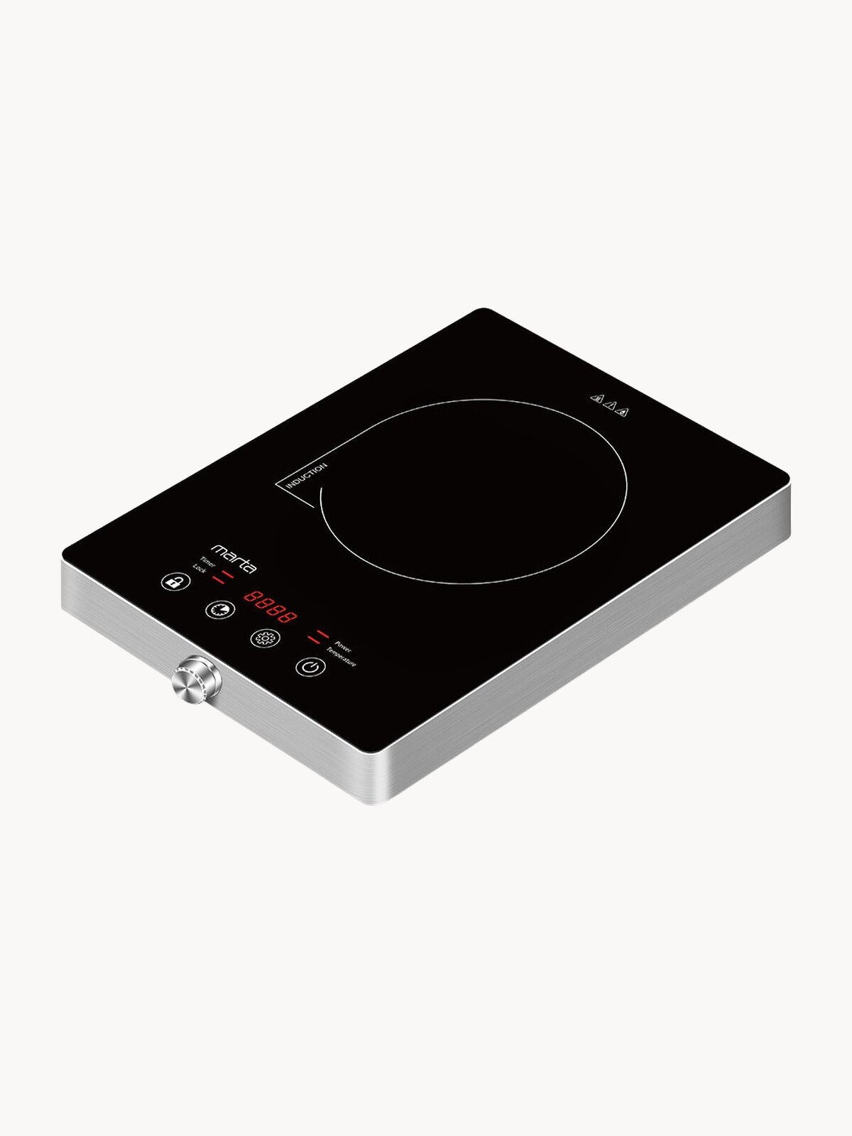 Плита индукционная электрическая MARTA MT-HP4222E безимпульсная черный