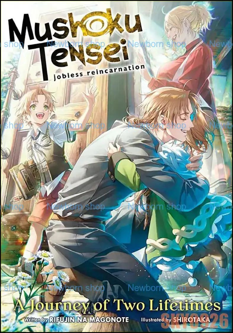 Mushoku Tensei Jobless Reincarnation A Journey of Two Lifetimes by Rifujin na Magonote, Japanese Isekai Light Novel Paperback