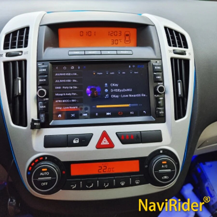 Автомагнитола на Android 14 для KIA CEED 2007, 2008, 2009, 2 Din, стерео, GPS, Wi-Fi, BT, CarPlay, 7 дюймов V100