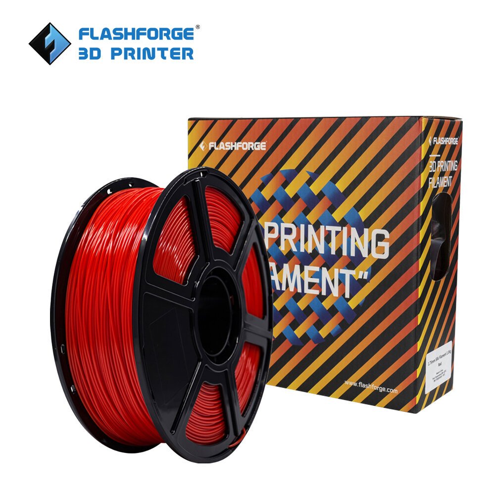 Филамент FLASHFORGE PLA Материалы расходные для 3D-принтера 1.75mm 1 кг красный Плавная печать сильная устойчивость