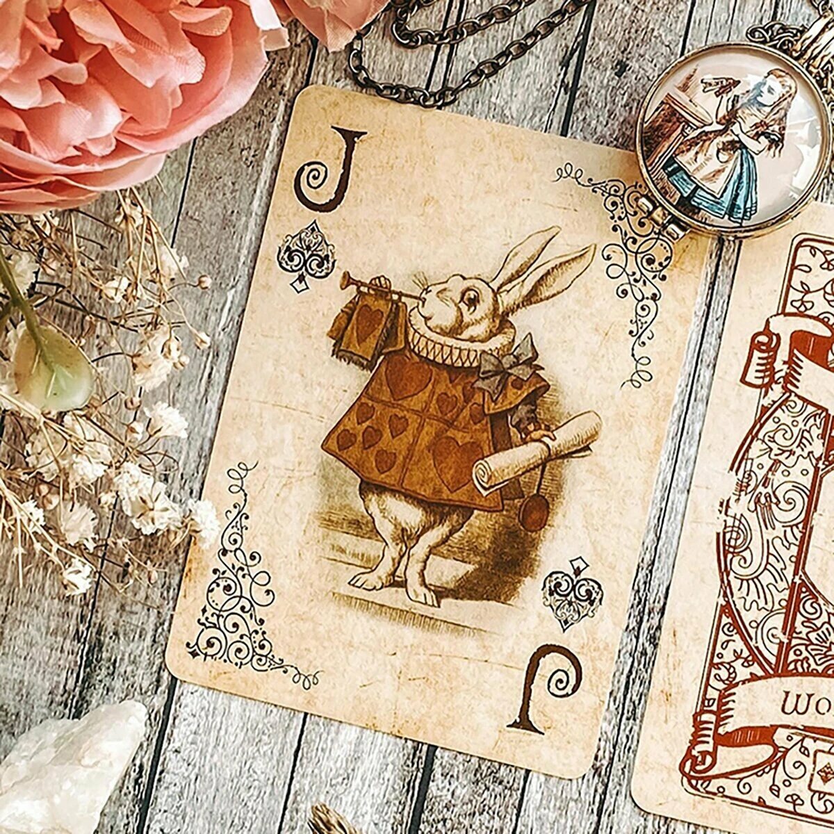 Винтажные игральные карты BLINKMOTH Алиса