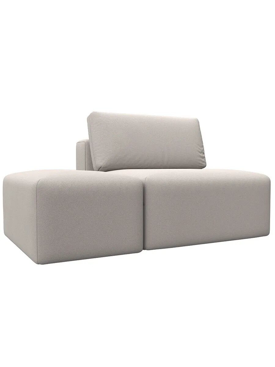 Модули диван и пуф из модульного набора Лего, с ящиком для белья, замша