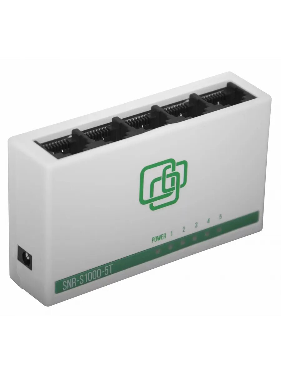 Коммутатор SNR-S1000-5T (L2) 5x100Мбит/с неуправляемый