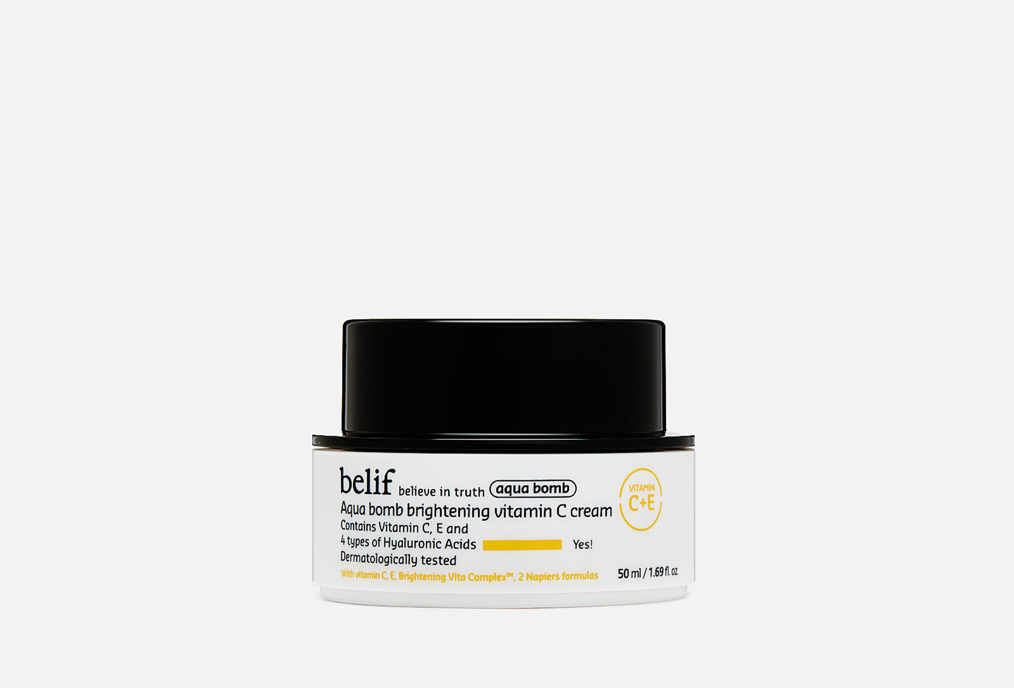 Крем для сияния кожи BELIF Aqua bomb brightening vitamin C cream 50 мл