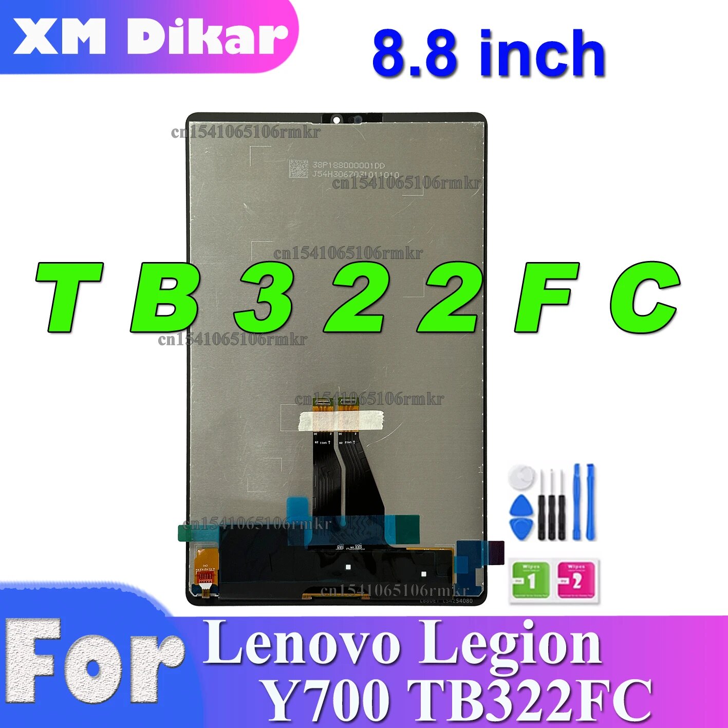 ЖК-дисплей для Lenovo Legion Y700 2025 4-го поколения Orig TB322FC Black