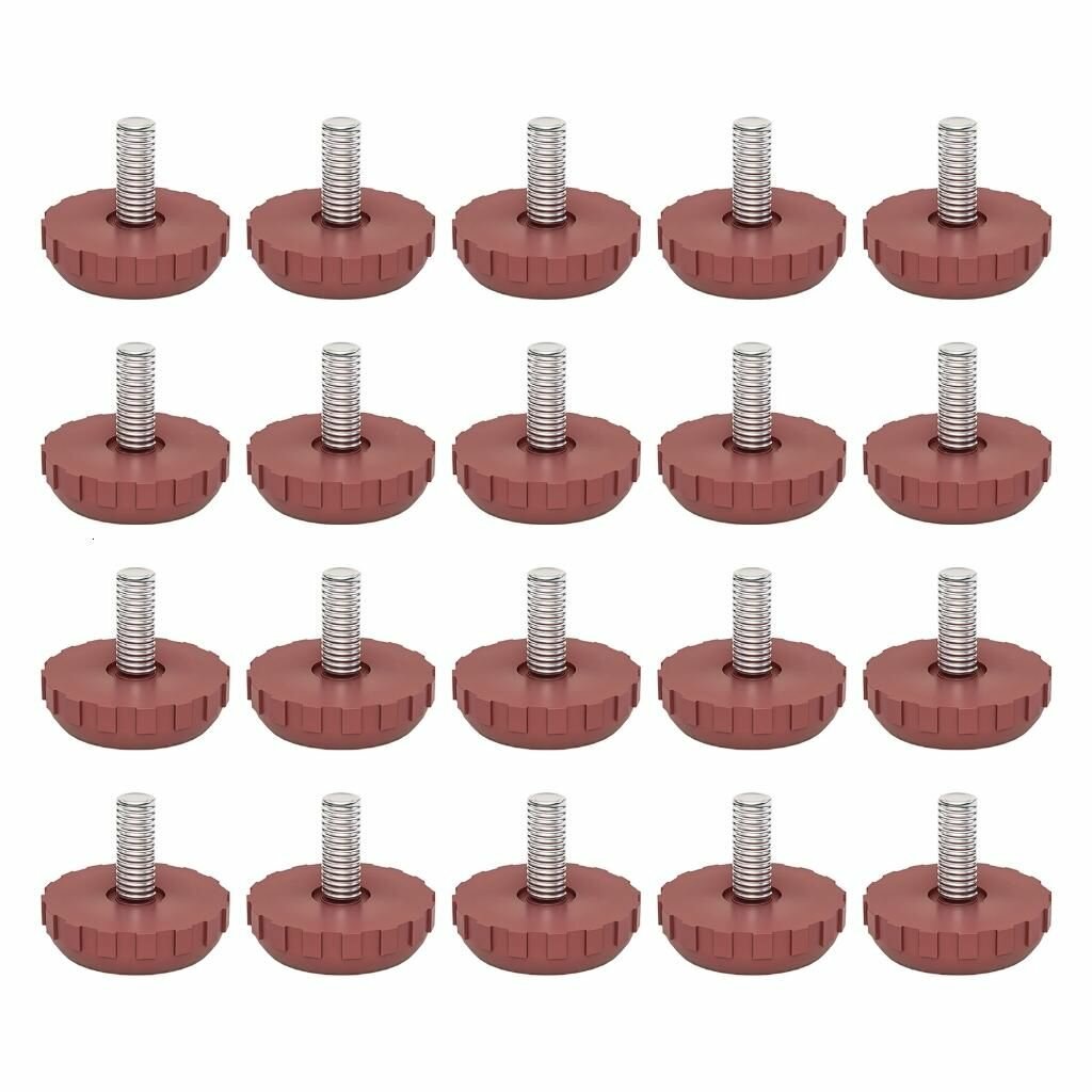 Уголок мебельный,20 штук, бесшумная и износостойкая подставка для ног регулировки мебели-№ 1