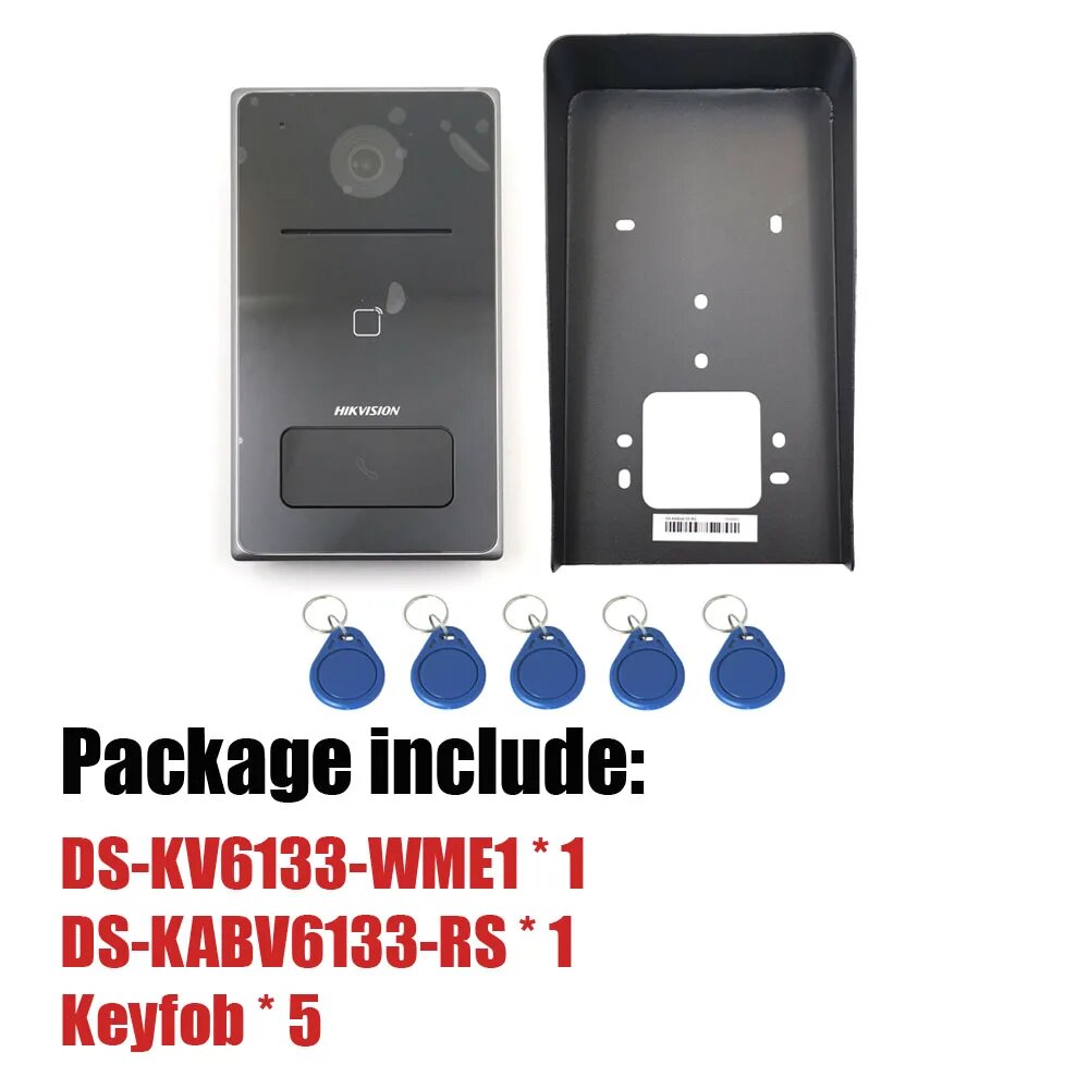 Оригинальный Hikvision DS-KV6133-WME1 беспроводной WIFI стандарт POE 2MP HD видеодомофон вилла дверная станция дверной звонок
