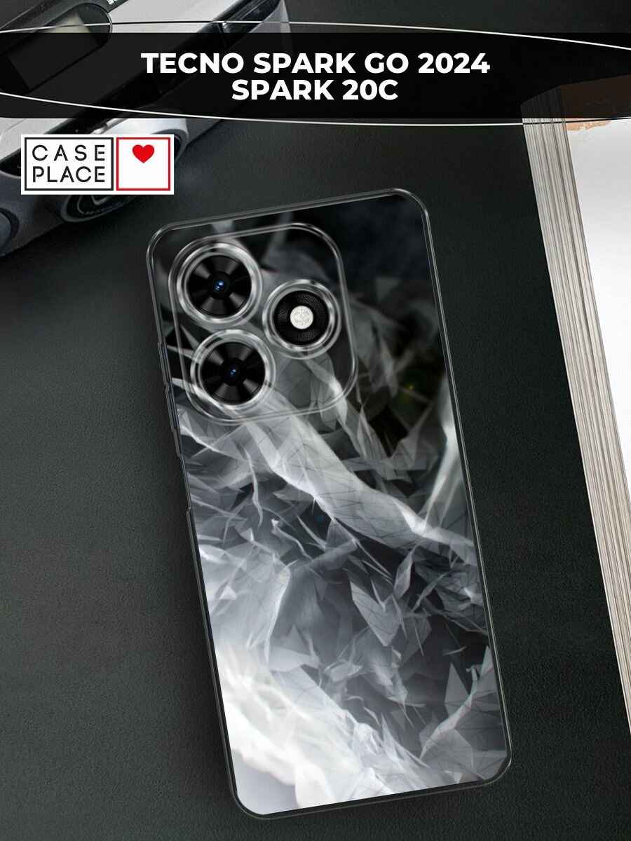 Чехол на Tecno Spark Go 2024/Spark 20C / Текно Спарк Го 2024/Спарк 20C с принтом "Абстракция 9"