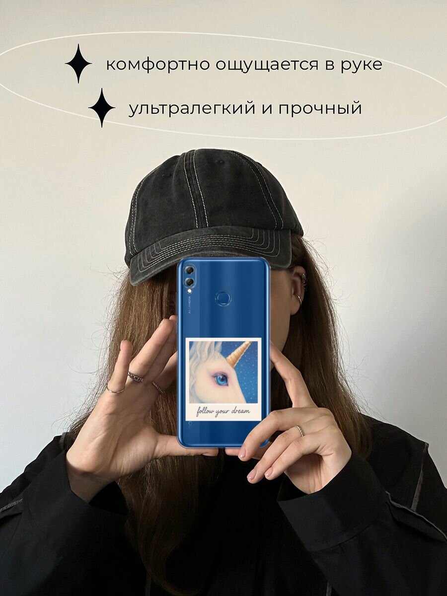 Чехол на Honor 8X / Хонор 8Х с принтом "Глаз единорога" — фото 1