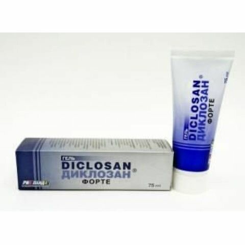 Гель для ног Диклозан Форте с экстрактами трав и эфирными маслами, 75 мл