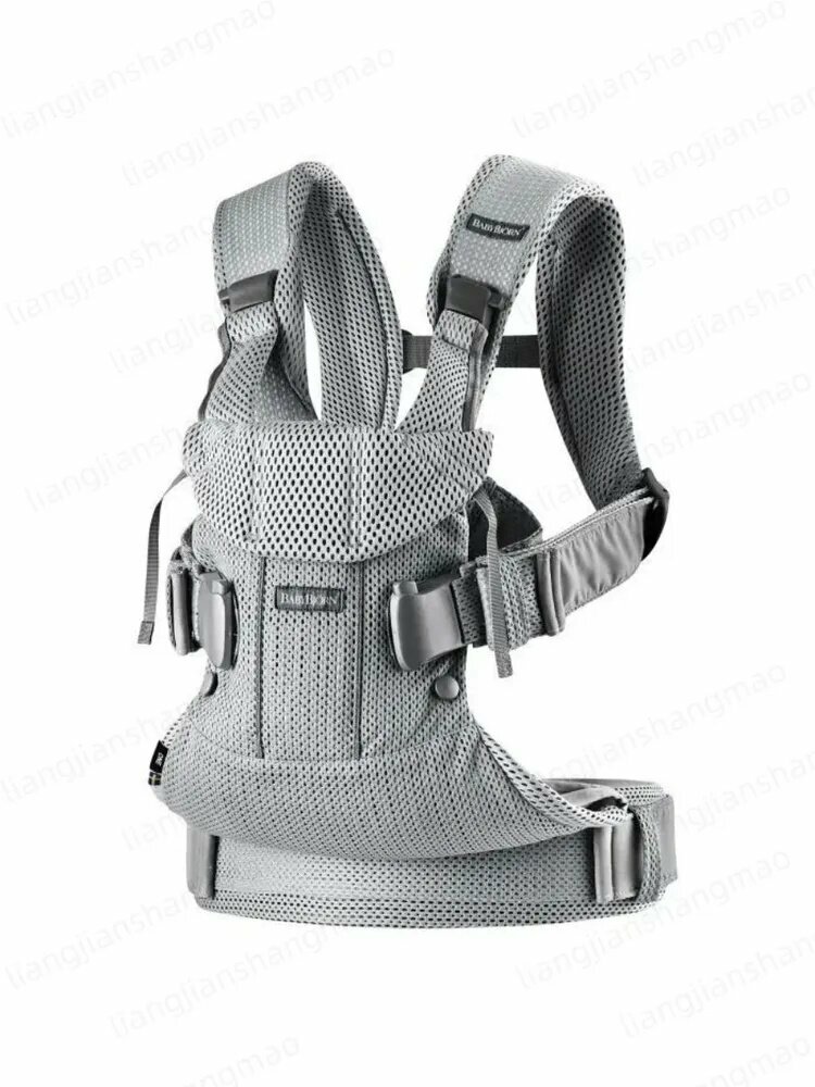 Слинг-эргорюкзак BabyBjorn One Air 3D Mesh для переноски ребенка с рождения и до 3 лет, 3 положения, светло-серый