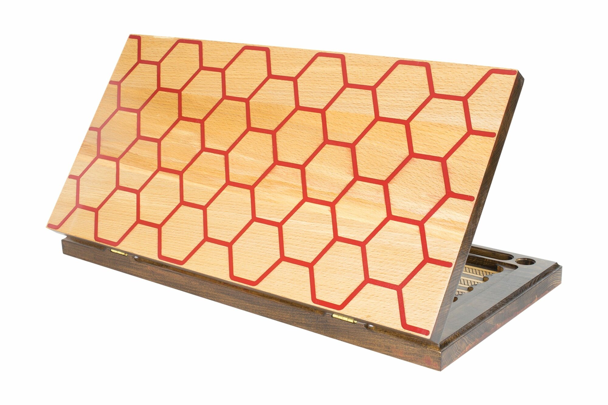 Нарды резные Гексагон 3 60, Mkhitaryan подарочные большие деревянные из бука резаные / 60х60 / армянские