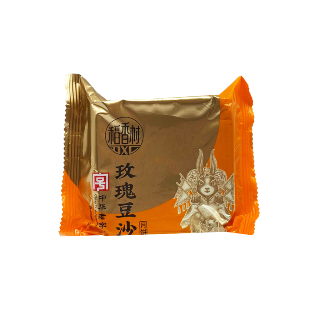 Лунный пряник Daoxiangcun с начинкой из розовых бобов 100 г, Китай