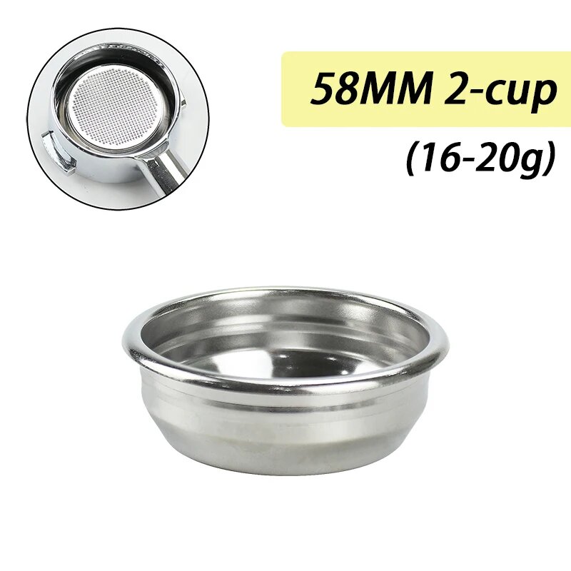 Фильтр-корзина CafeGaGa из нержавеющей стали 58 мм 58mm 2cups