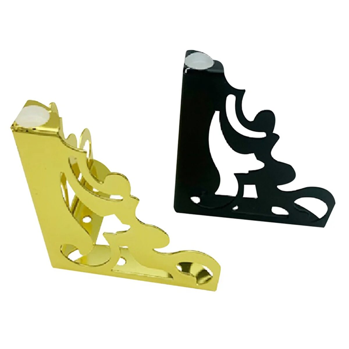 X52A-4 шт./компл. металлические ножки для мебели, полые ножки для дивана, стула, стола, шкафа, кровати, аксессуары «сделай сам», ажурные ножки для мебели, золото