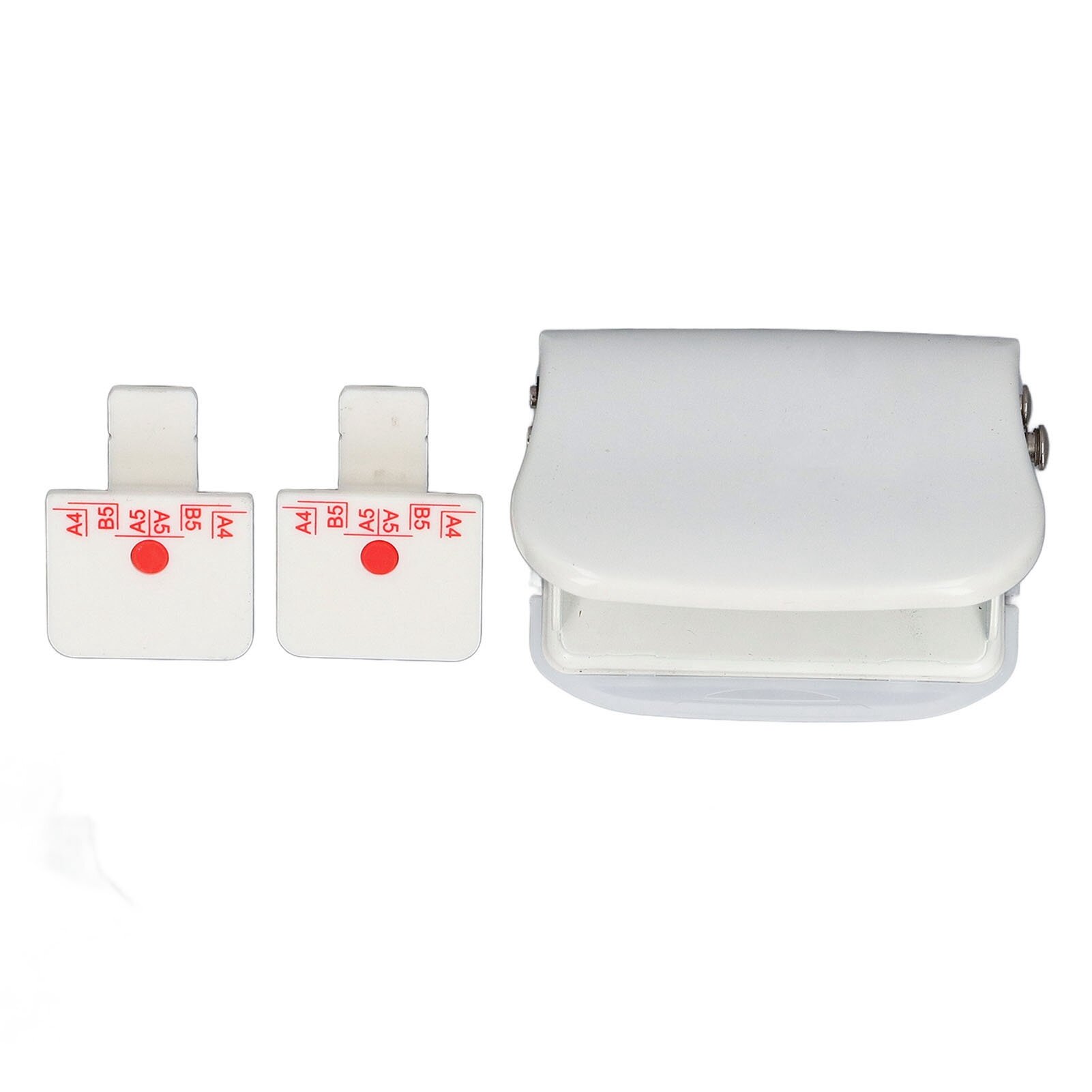 6 -луночная пунша 5 листов емкостью листовой бумажной перфорации с позиционированием линейки для A4 A5 B5 White