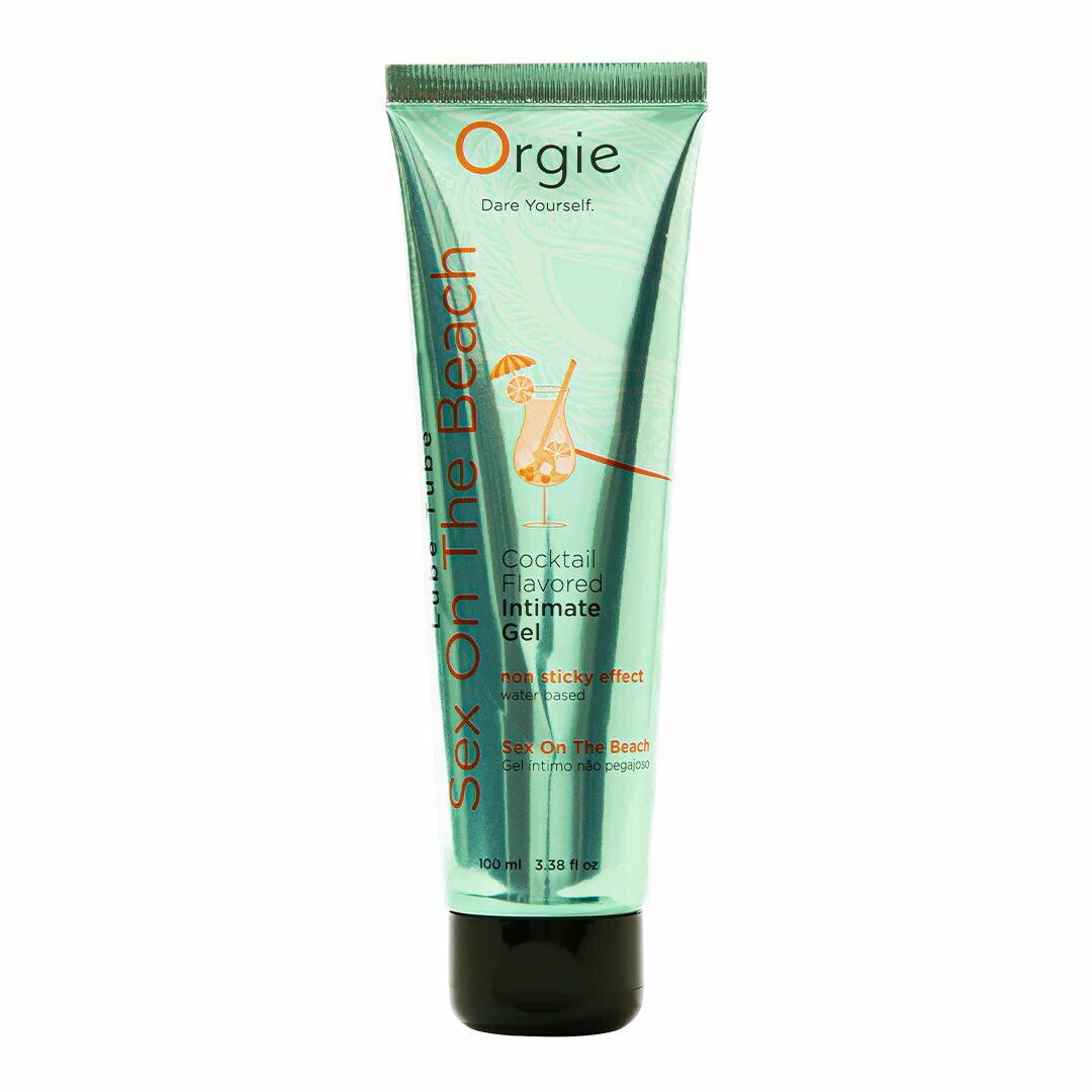 Оральный лубрикант Orgie Lube Tube Cocktail Sex On The Beach, съедобный гель, секс на пляже, 100 мл