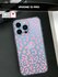 Чехол на Apple iPhone 13 Pro / Айфон 13 Про с принтом Паттерн розовый леопард, п...
