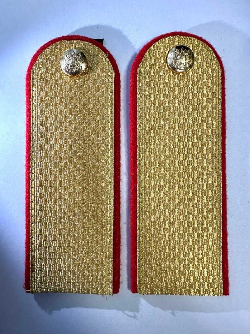 Погоны Полиции золотые Рядовой 14 см