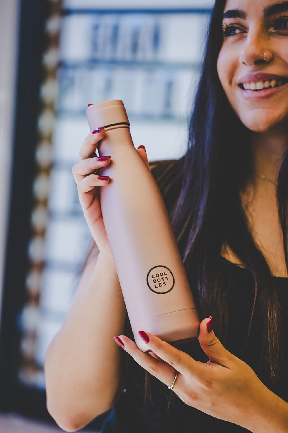 Термос–термобутылка Cool Bottles Metallic Rose 350мл CB350MER