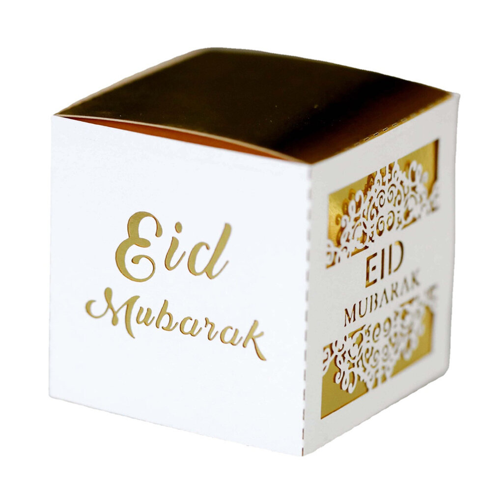 50 шт Коробки для конфет Eid Mubarak Ramadan Kareem Подарочные коробки для исламского мусульманского праздника