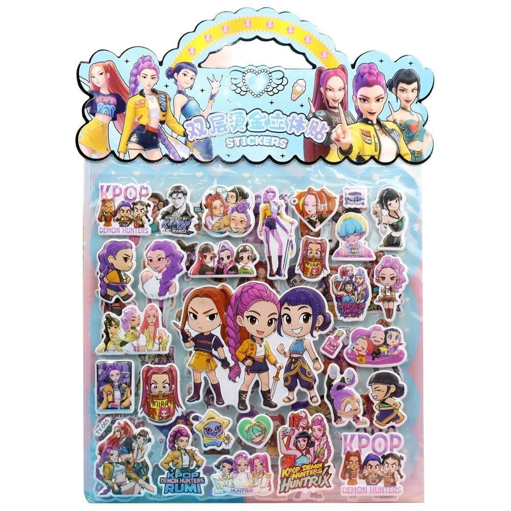 Набор глянцевых стикеров, K-Pop охотницы на демонов/K-Pop Demon Hunters
