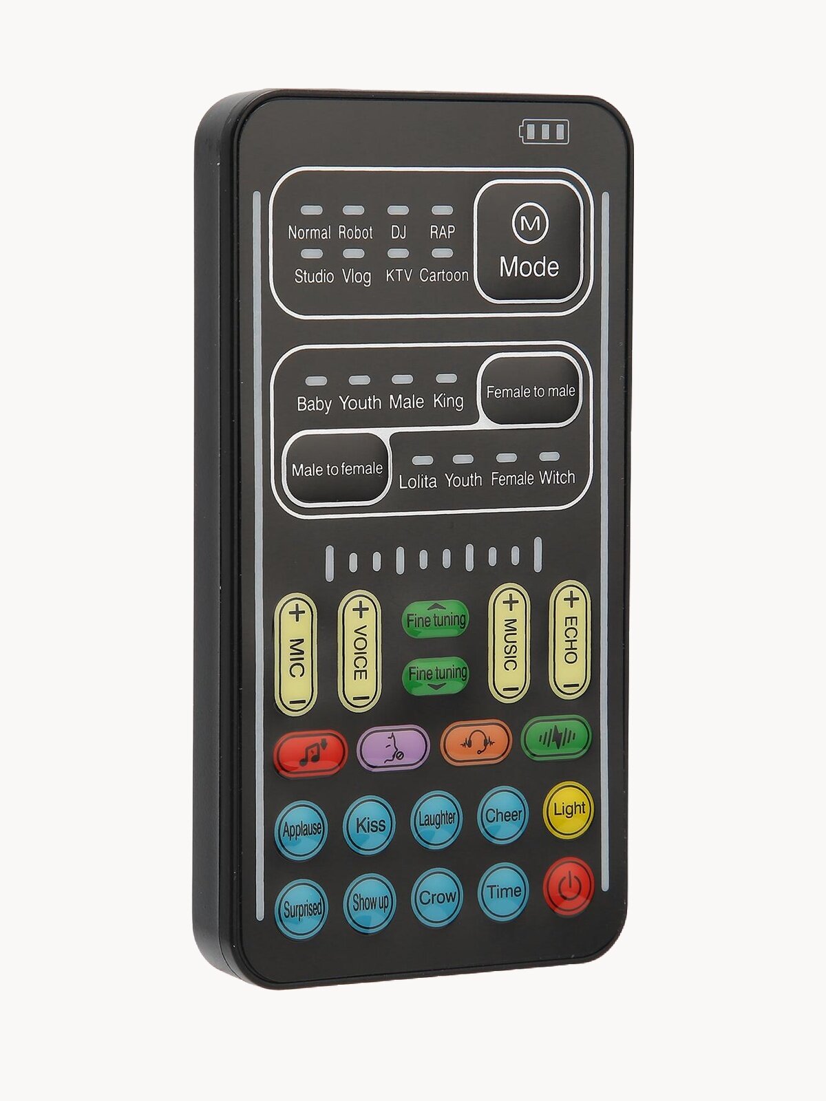 Преобразователь голоса портативный Микрофон с изменением голоса для телефона и компьютера