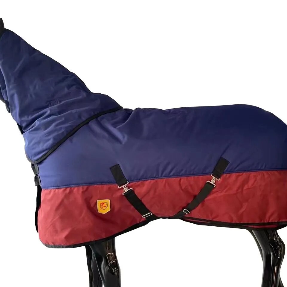 Попона для лошади, швейная шапочка, водонепроницаемая, утолщенная, из хлопка, размер 125 см