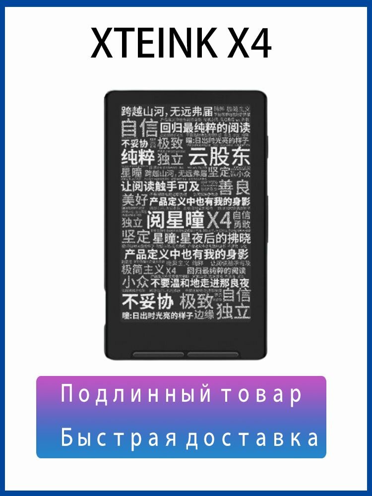 4.3" Электронная книга XTEINK X4, черный