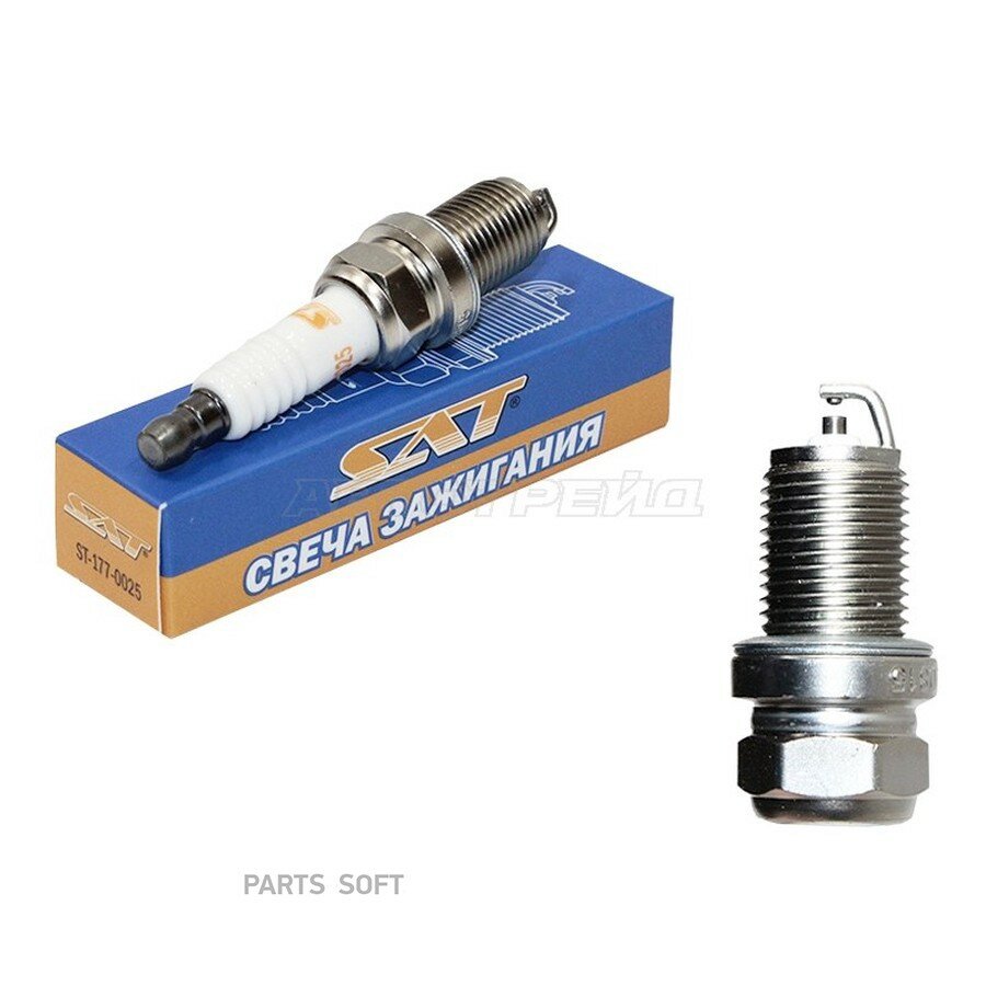 Свеча зажигания LADA Granta 11-18 / Audi A3 96-13 (AVU/AEH/AKL/AGN/APG/BGU/BLF/BAG/BBJ/BBK/ALZ) SAT ST-177-0025 | цена за 1 шт